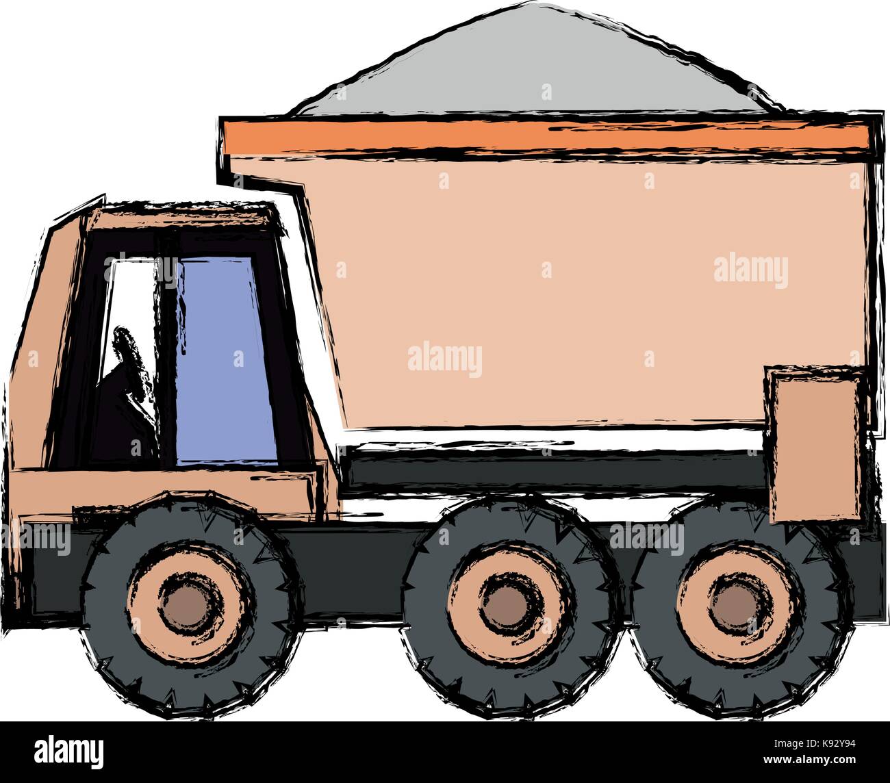 truck rocker vector illustration Stock Vector Image & Art - Alamy