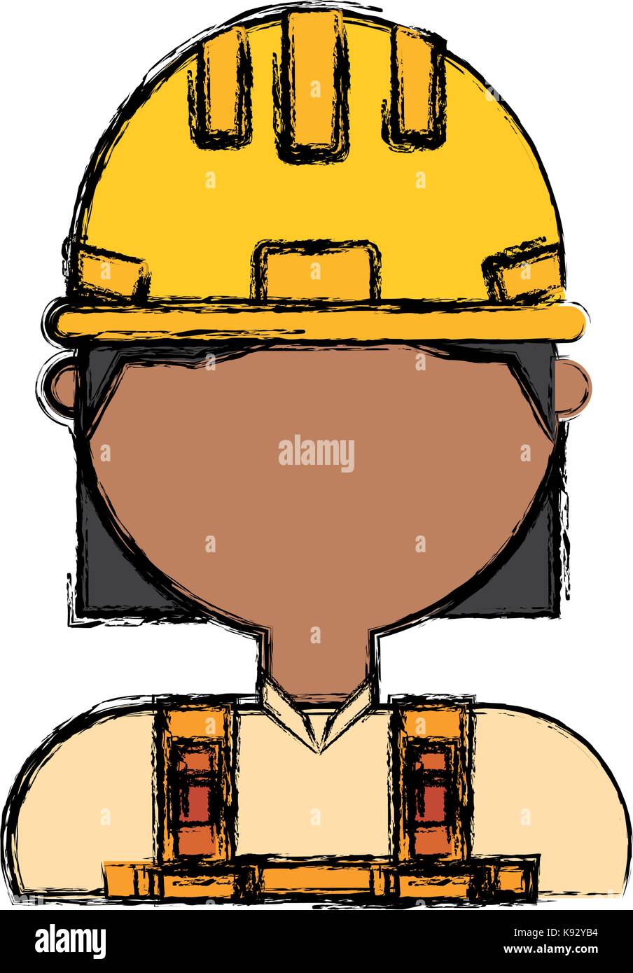 man construction worker vector illustration Stock Vector Image & Art ...