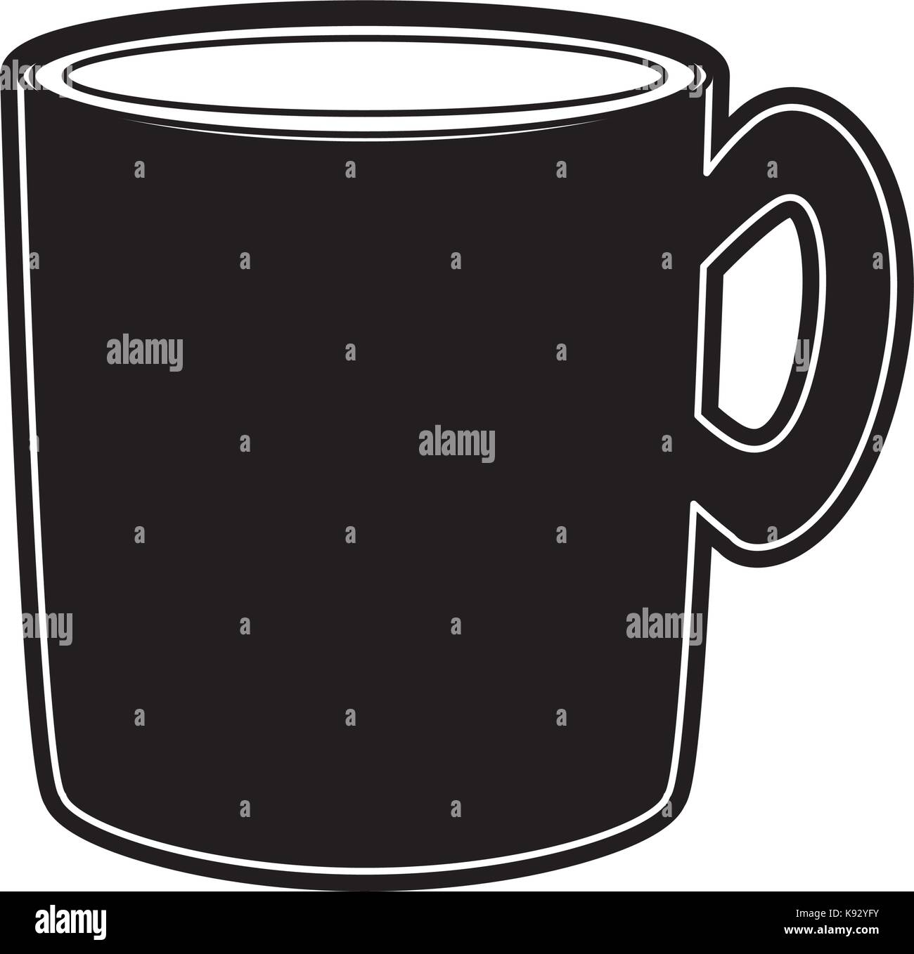 coffee mug vector illustration Stock Vector Image & Art - Alamy