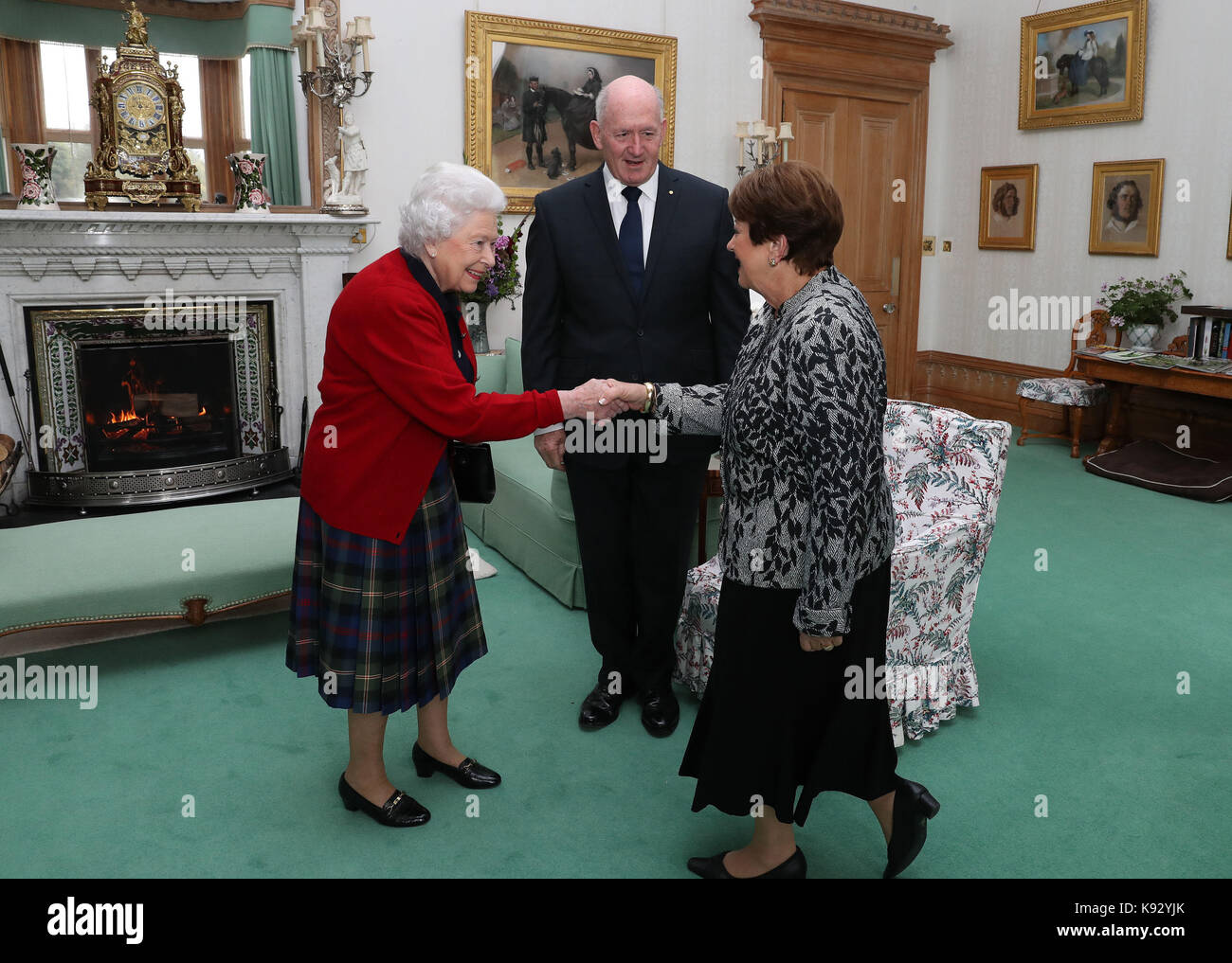 General Sir Peter Cosgrove, the Governor-General of Australia with Lady ...