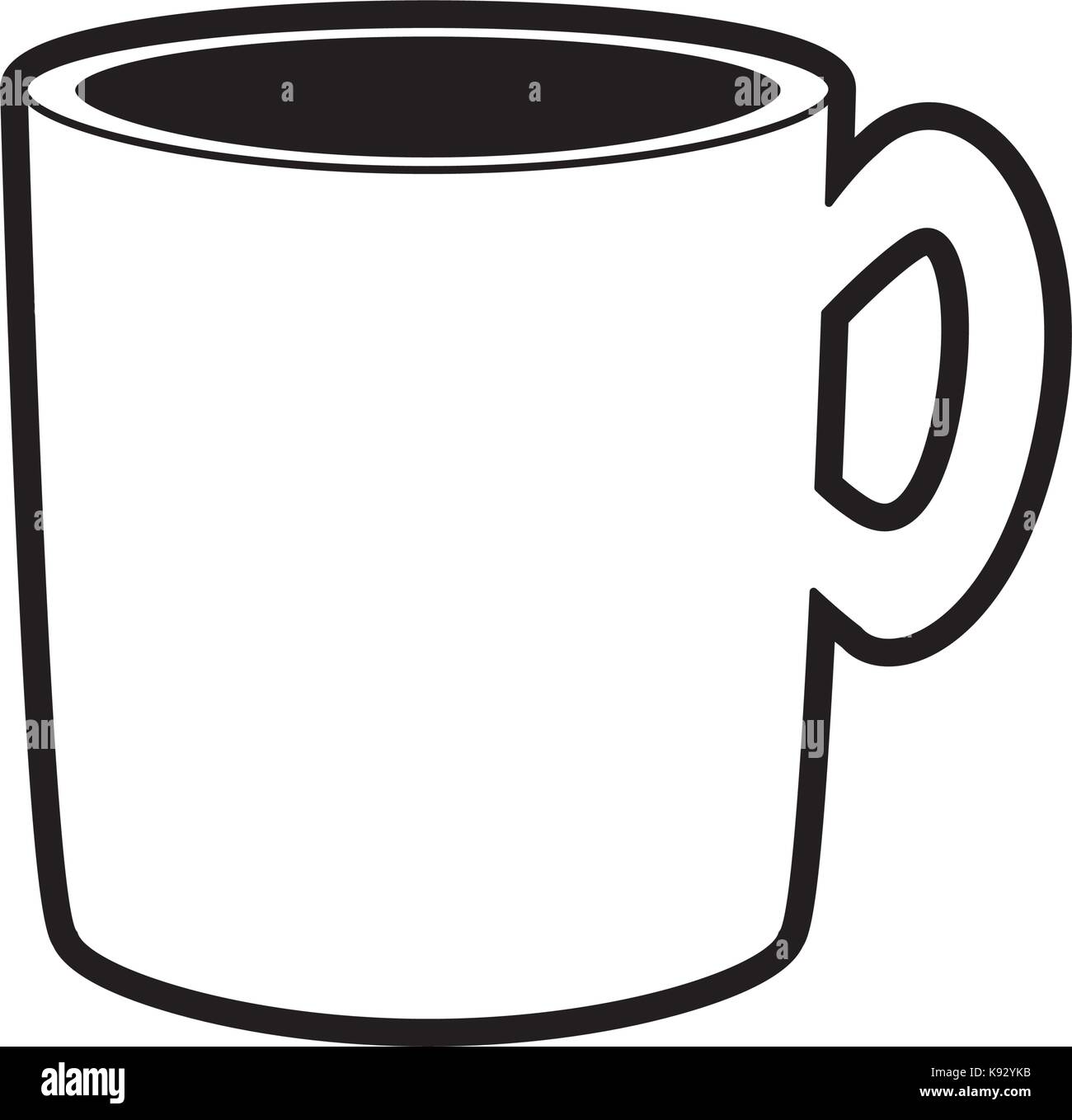 coffee mug vector illustration Stock Vector Image & Art - Alamy