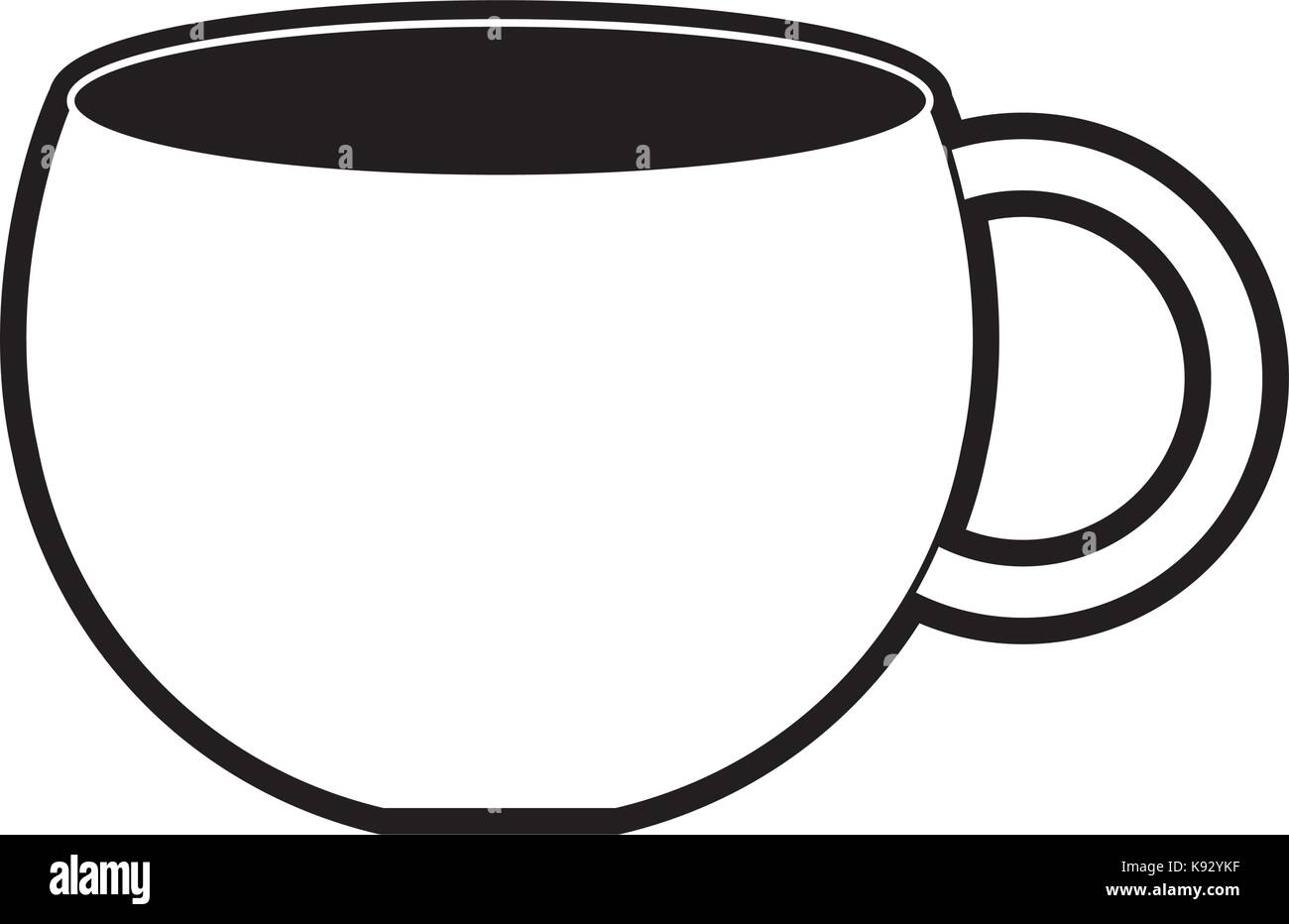coffee cup vector illustration Stock Vector Image & Art - Alamy