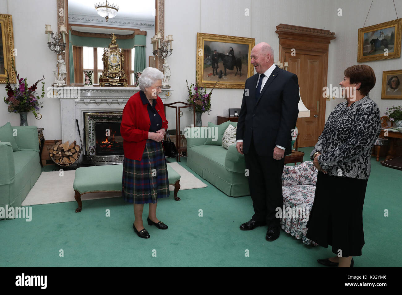 Drawing room balmoral castle hi-res stock photography and images - Alamy