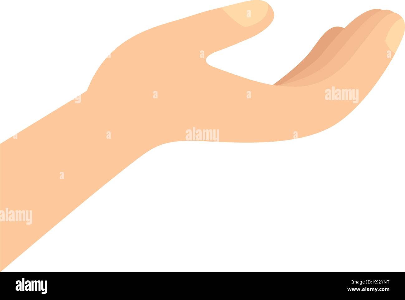 human hand gesture holding protection Stock Vector Image & Art - Alamy