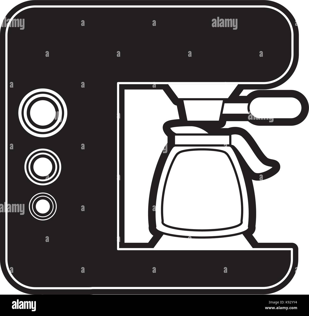 coffee maker vector illustration Stock Vector Image & Art - Alamy