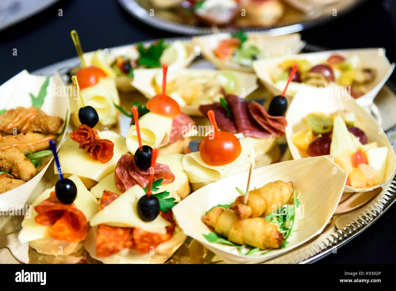 Assorted Canapes High Resolution Stock Photography and Images - Alamy