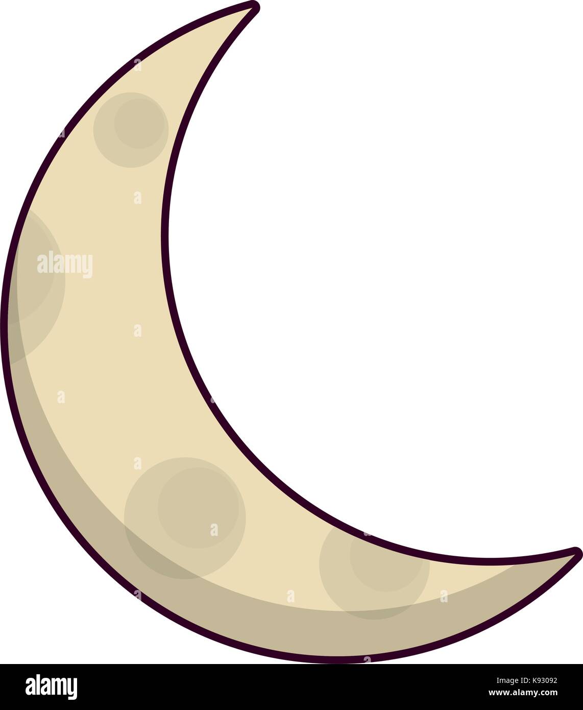 moon icon image Stock Vector Image & Art - Alamy