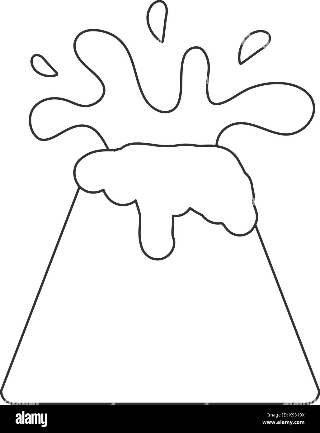 volcano icon image Stock Vector Image & Art - Alamy