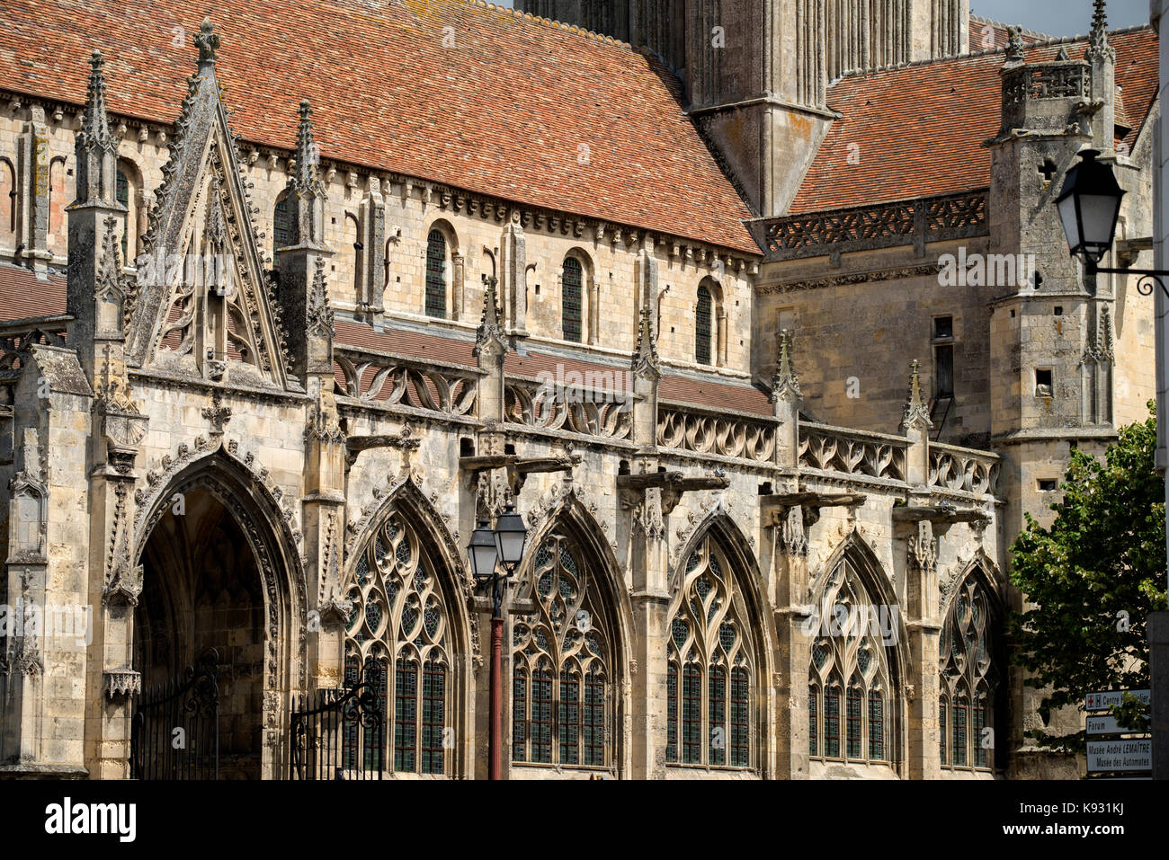 Falaise,Calvados,Normandy,France. St Gervais Church. Aug 2017 Stock ...