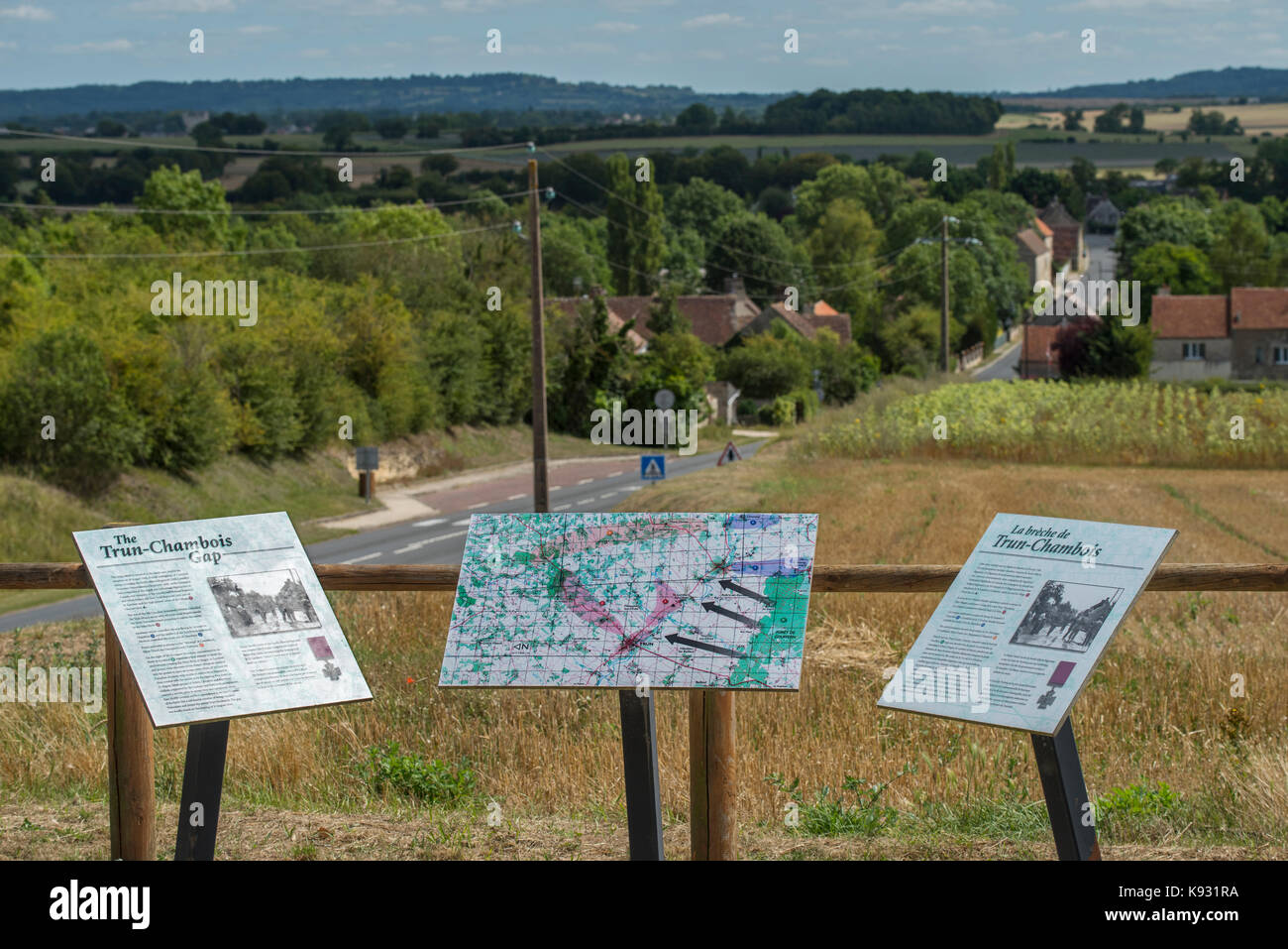 Trun-Chambois gap, where the Falaise Gap was closed by Canadian and ...