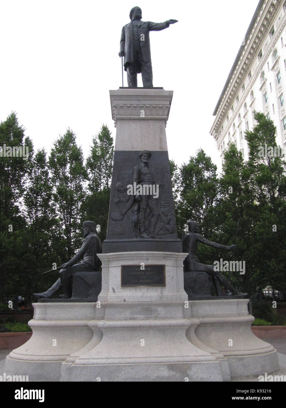 Latter Day Saint Statue (UTAH Stock Photo - Alamy