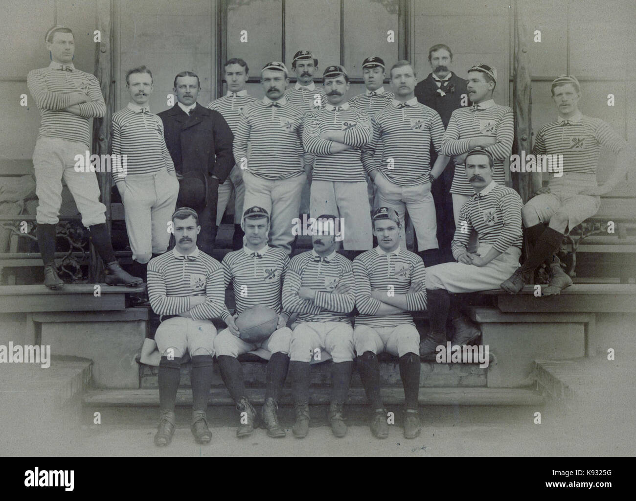 Lancashire county rugby team 1887 cropped Stock Photo - Alamy