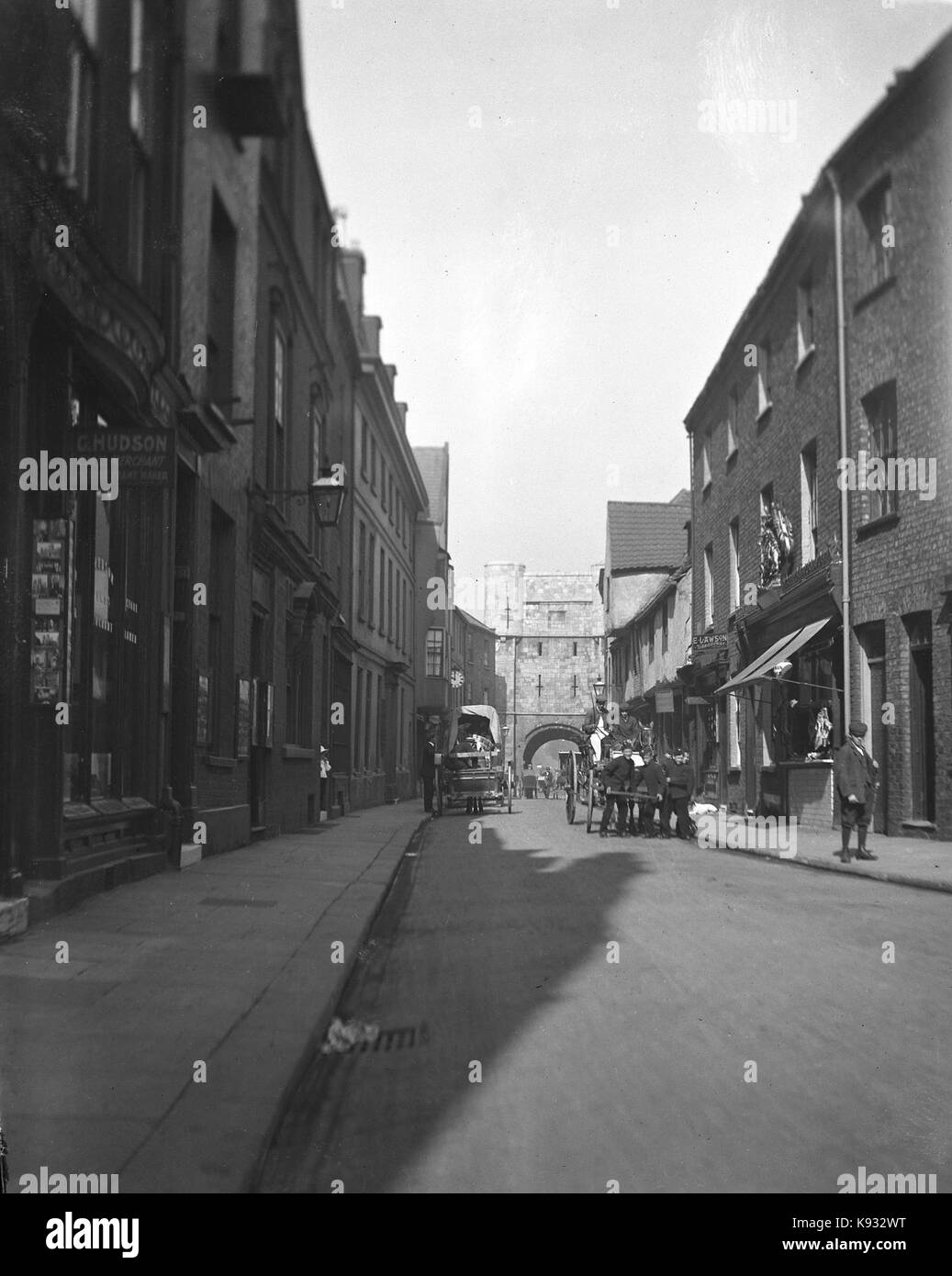 Low Petergate YORYM S178 Stock Photo - Alamy