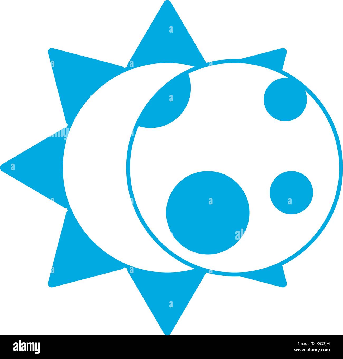 sun and moon icon Stock Vector Image & Art - Alamy