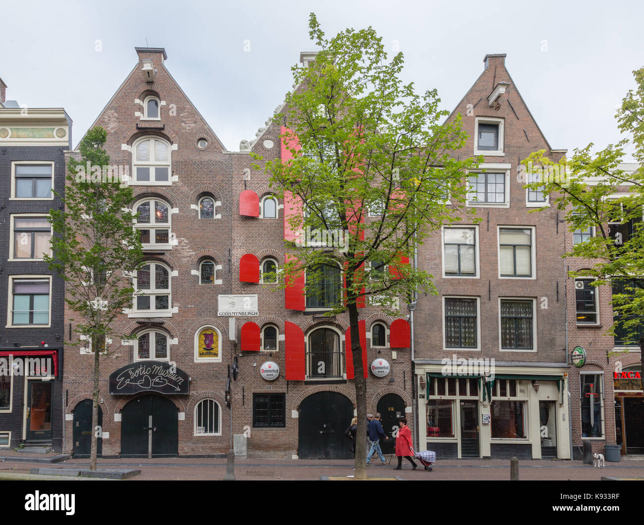 The Erotic Museum in Amsterdam's red light district Stock Photo - Alamy
