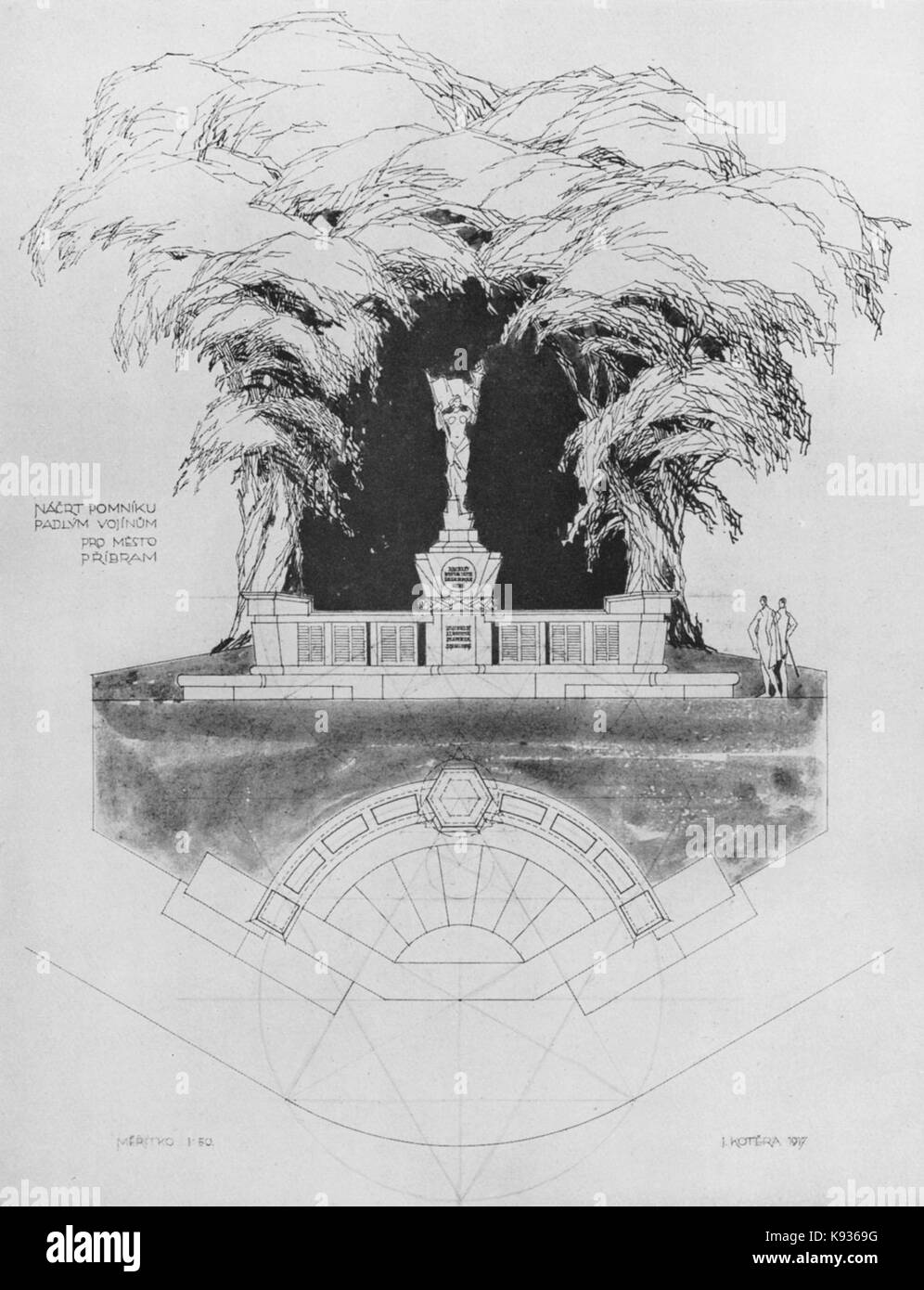 Kotera WWI memorial in Pribram 2 Stock Photo - Alamy