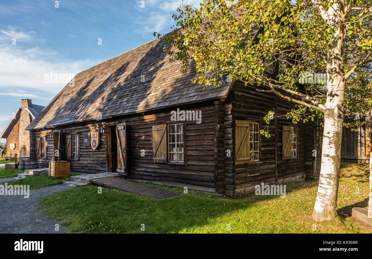 The trading post, Sept Iles, Canada Stock Photo - Alamy