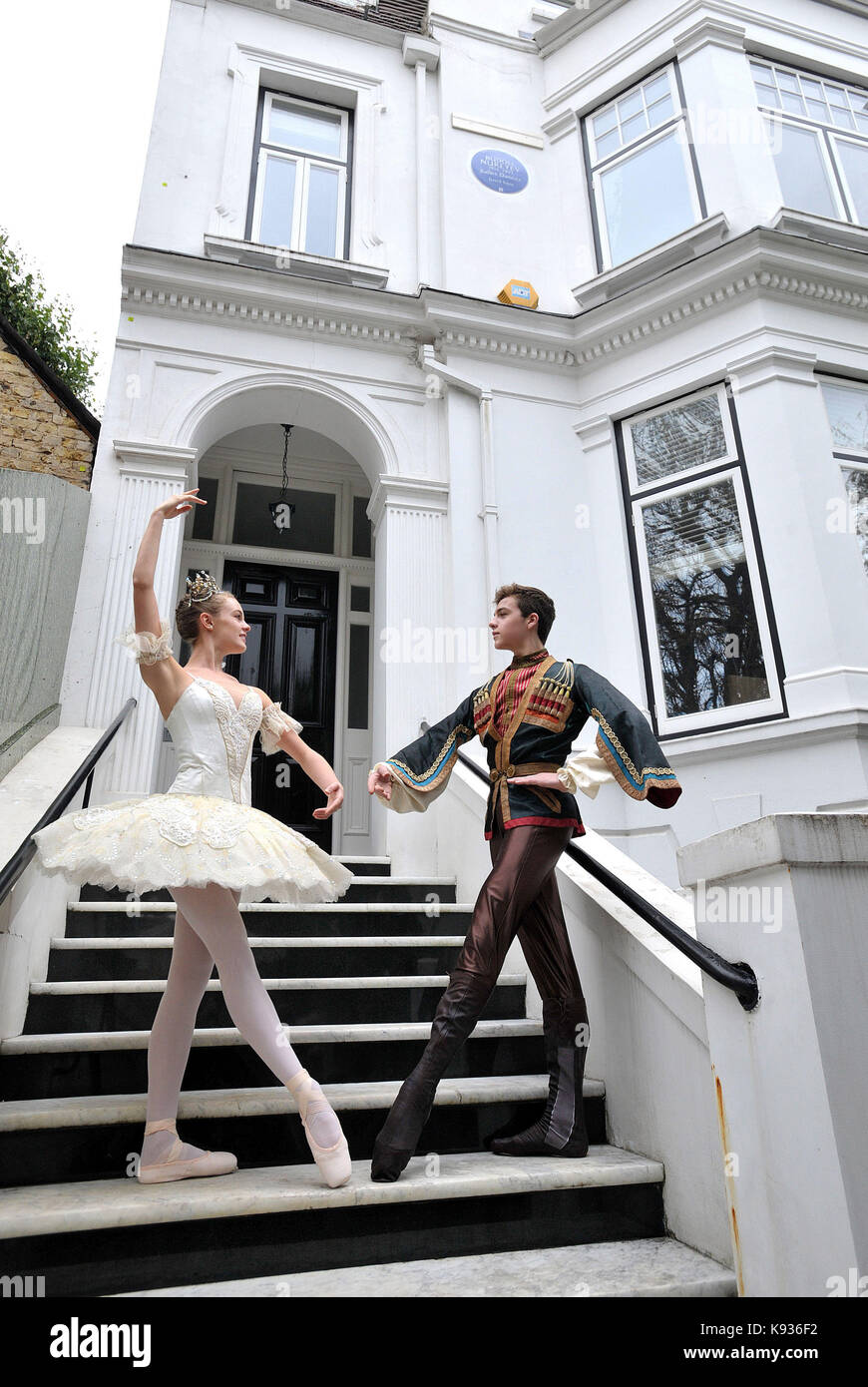 Dancers from the Royal Ballet School, Madison Bailey and Jordan ...