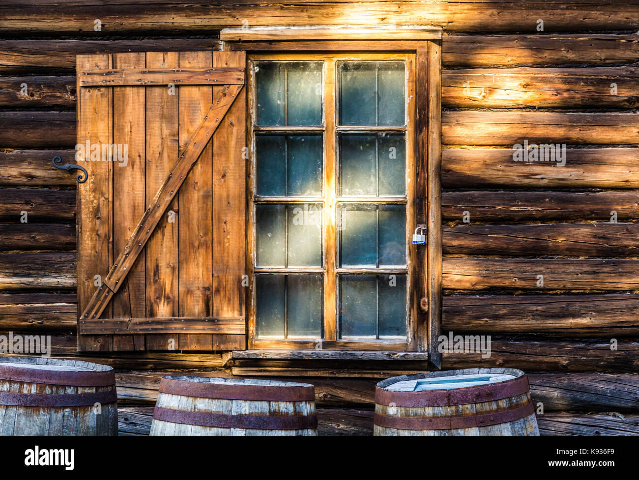 The trading post, Sept Iles, Canada Stock Photo - Alamy