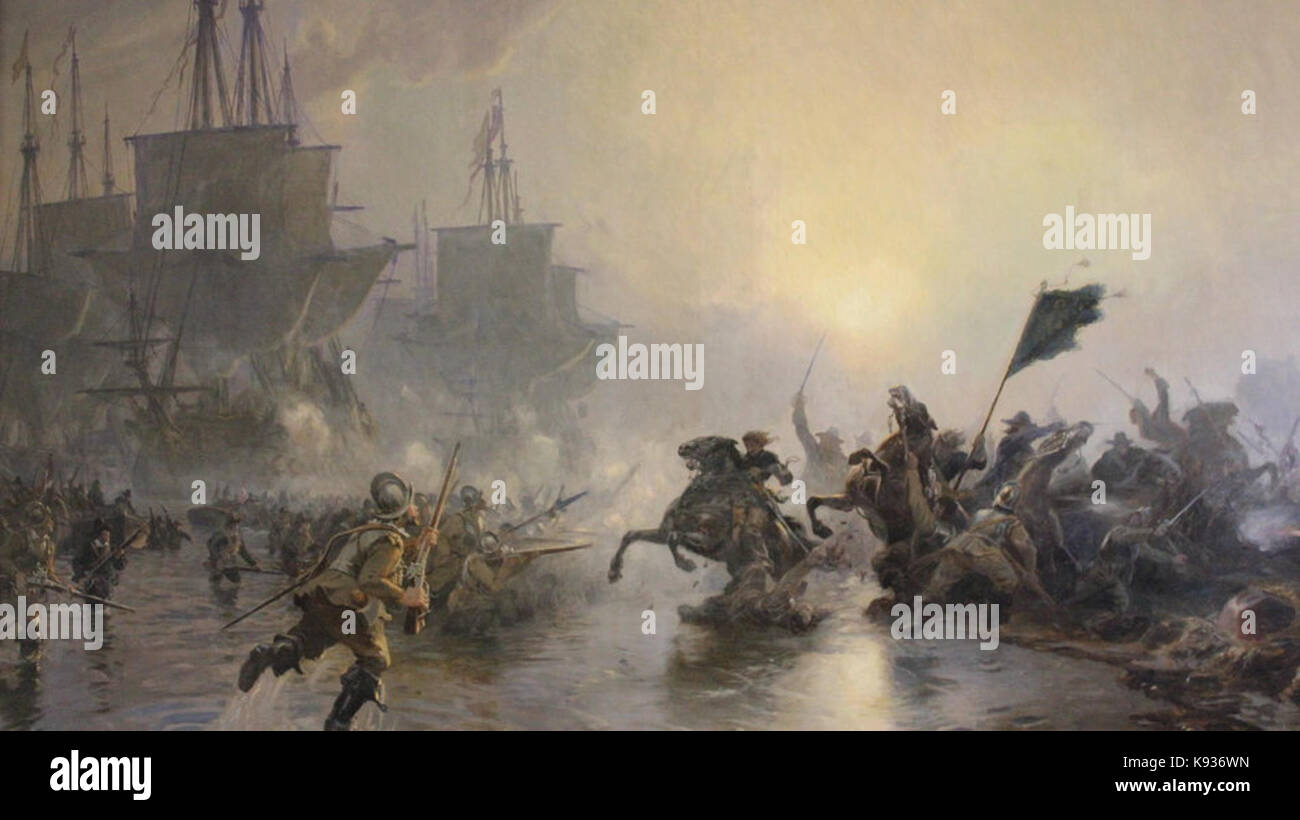 Landgangen i Kerteminde 1659 Stock Photo - Alamy