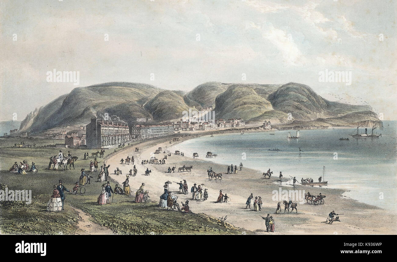 Map of llandudno hi-res stock photography and images - Alamy