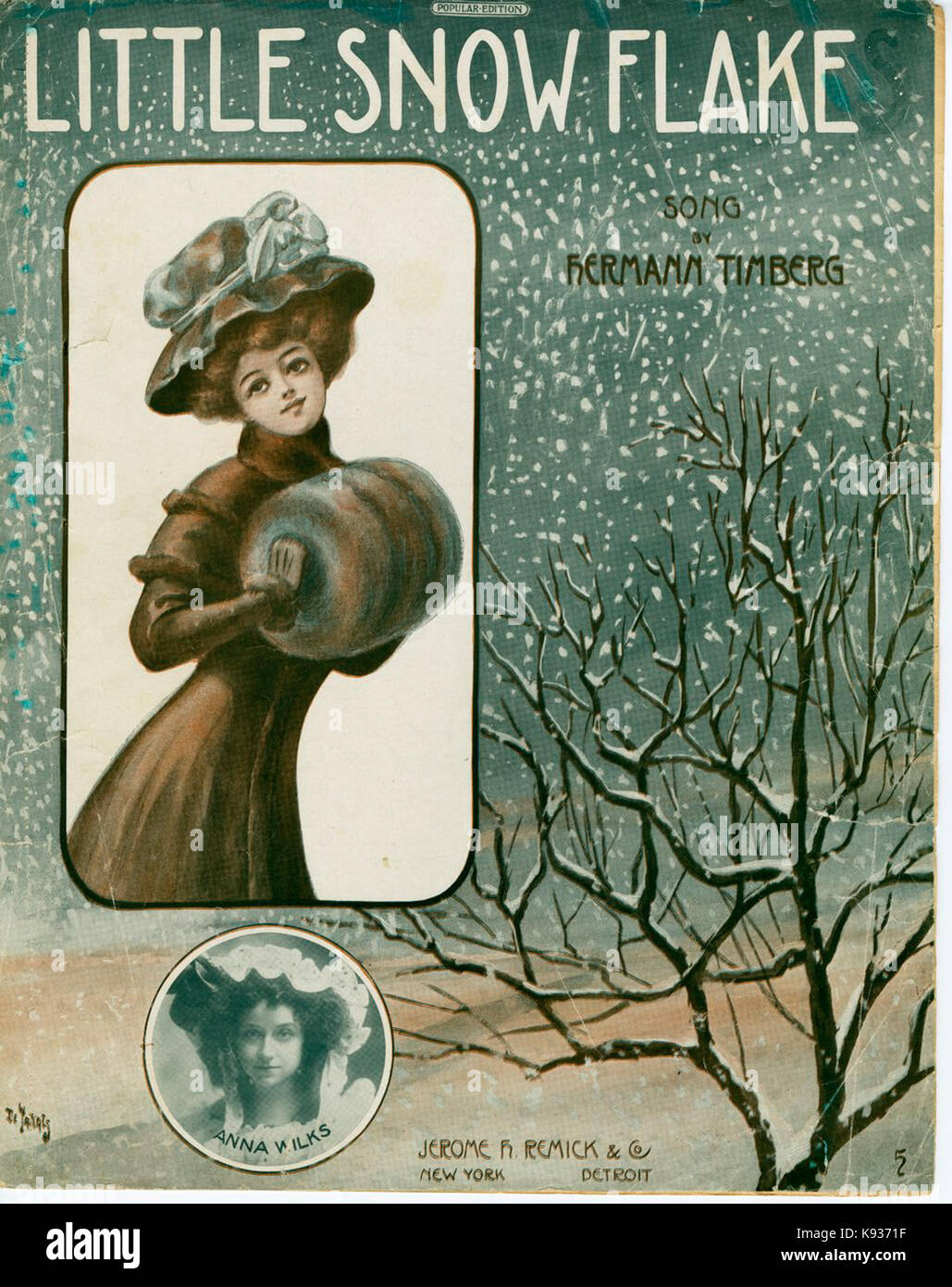 Little snowflake 1909 Stock Photo - Alamy