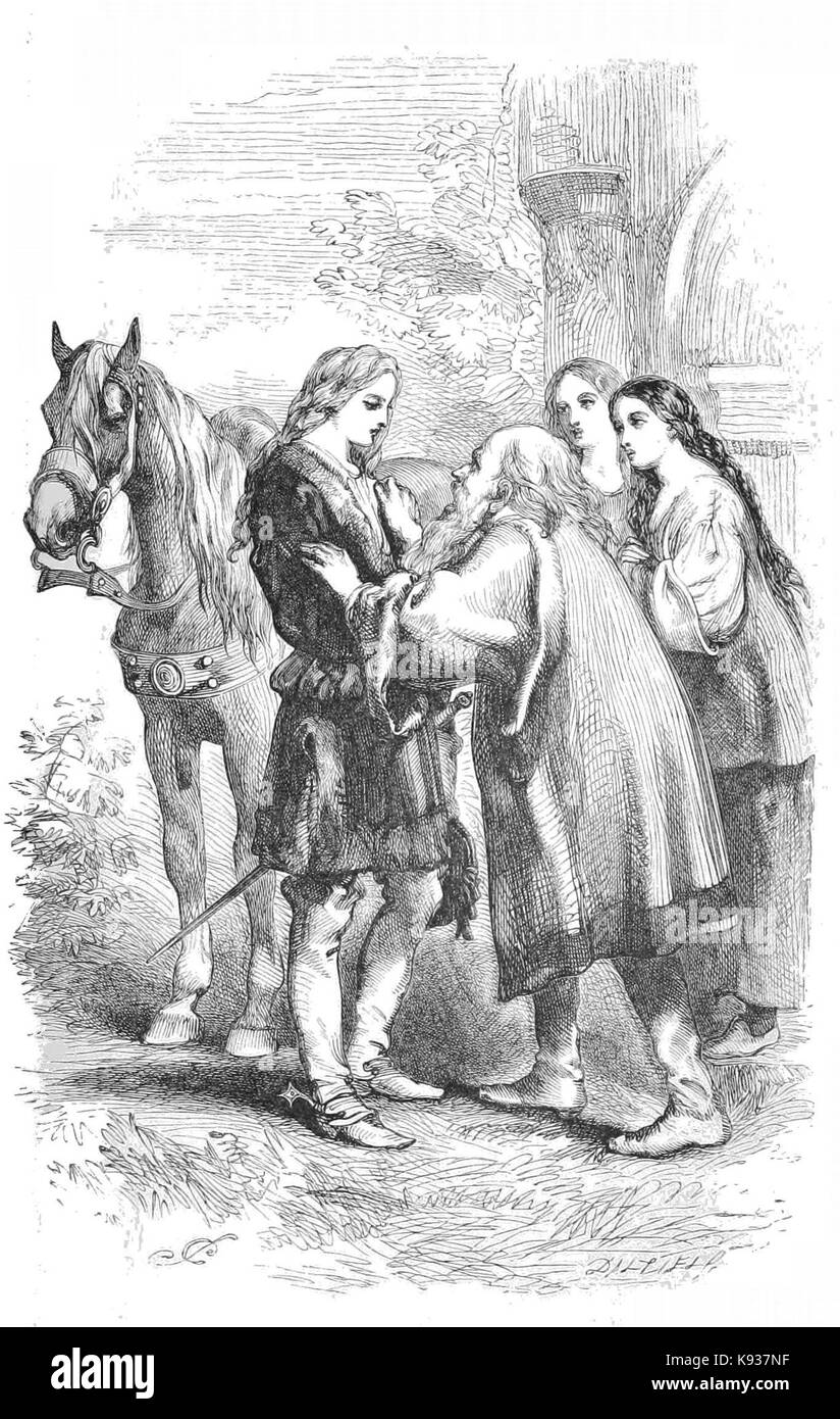 Madame d'Aulnoy John Gilbert Belle belle Stock Photo - Alamy