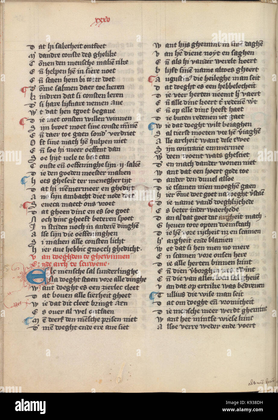 Die dietsche doctrinale hi-res stock photography and images - Alamy