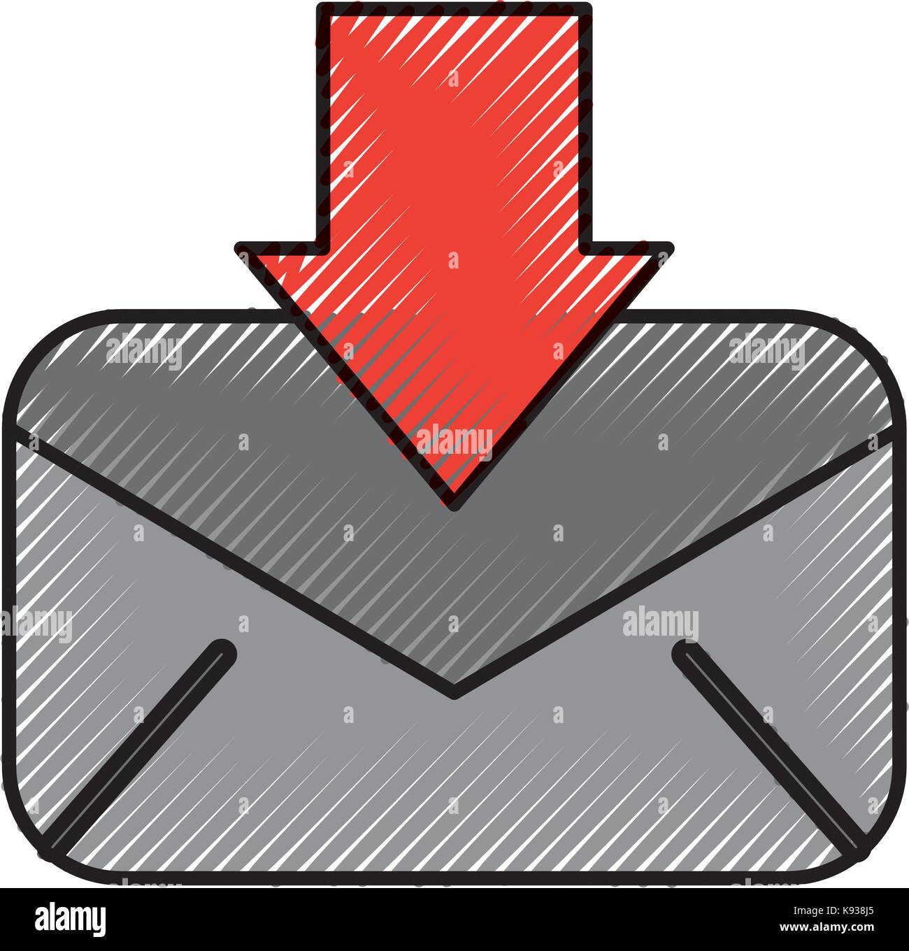 download message email information letter Stock Vector Image & Art - Alamy