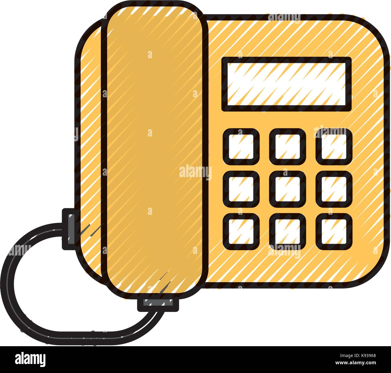 office telephone call support communication service Stock Vector Image ...