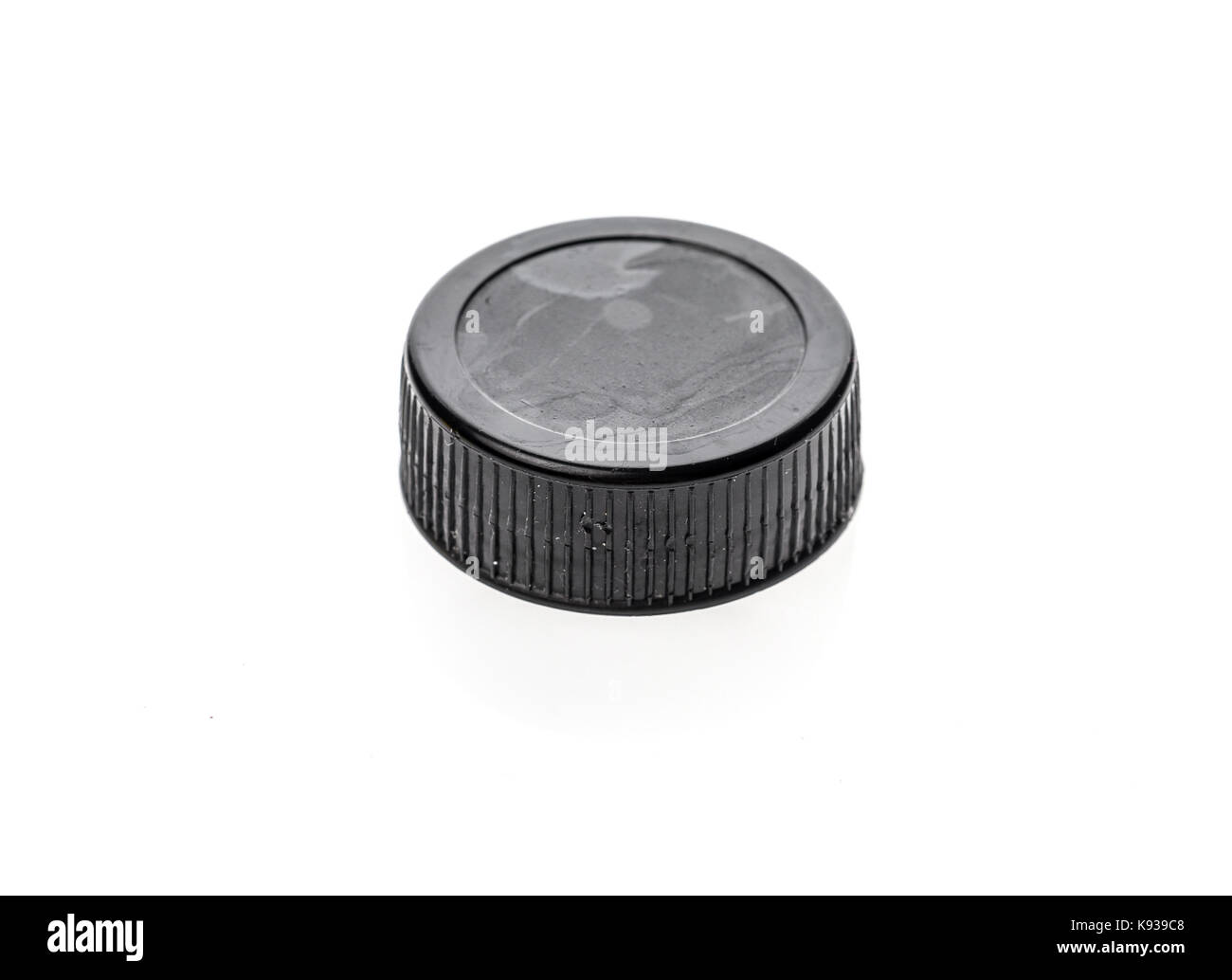 Plastic bottle cap cover in different colours. Isolated on white ...