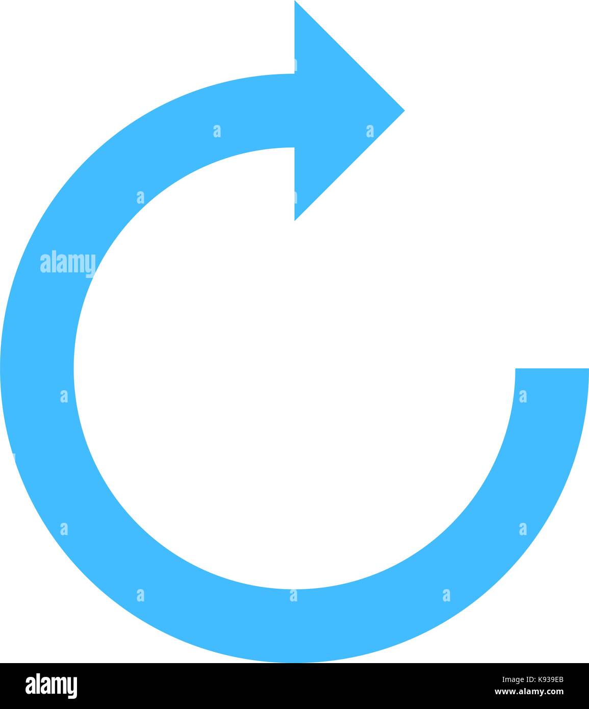 Arrow sign direction icon navigation button reload, refresh, rotation, loop, repetition, reset ...