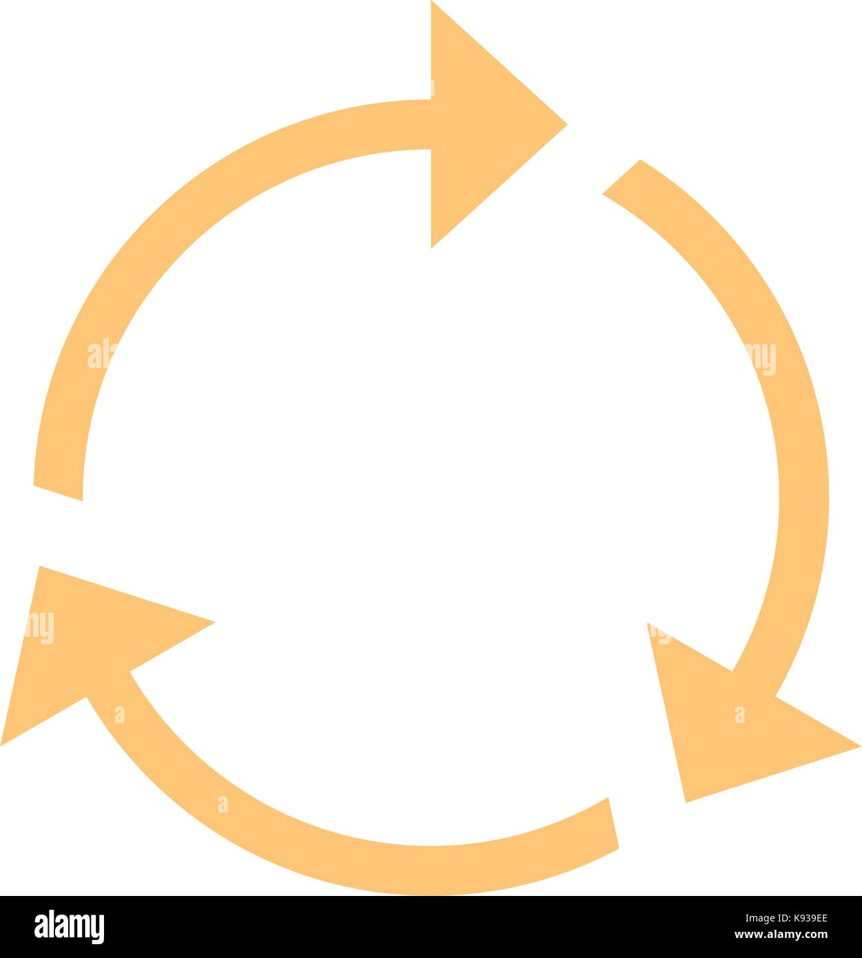 Arrow sign direction icon navigation button reload, refresh, rotation, loop, repetition, reset ...