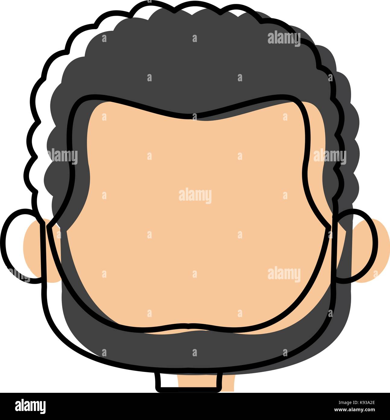 cartoon man face avatar character male cute Stock Vector Image & Art ...