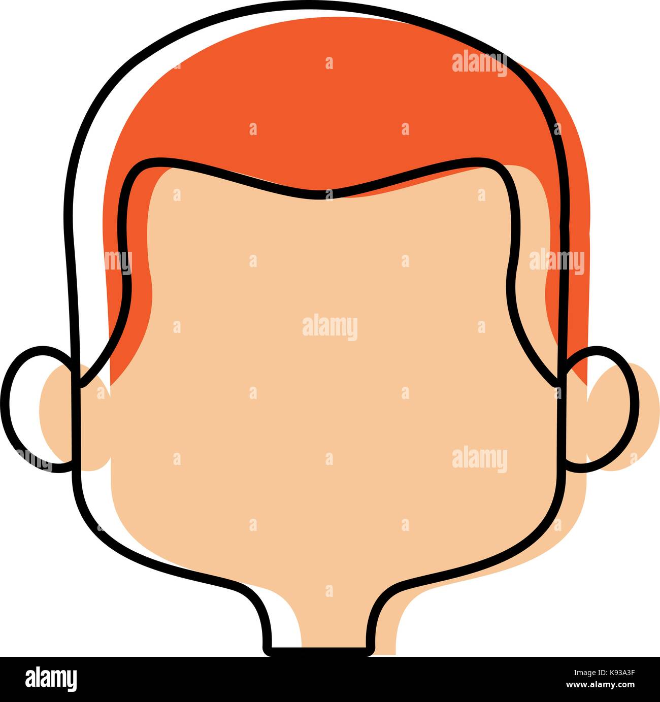 cartoon man face avatar character male cute Stock Vector Image & Art ...