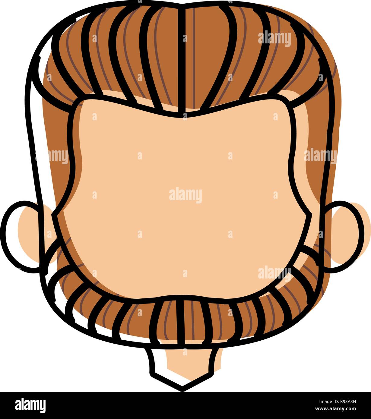 cartoon man face avatar character male cute Stock Vector Image & Art ...