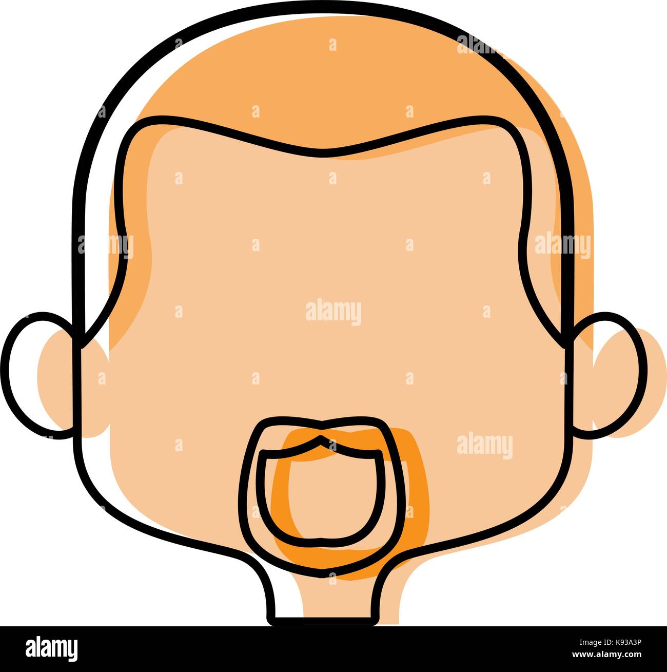 cartoon man face avatar character male cute Stock Vector Image & Art ...
