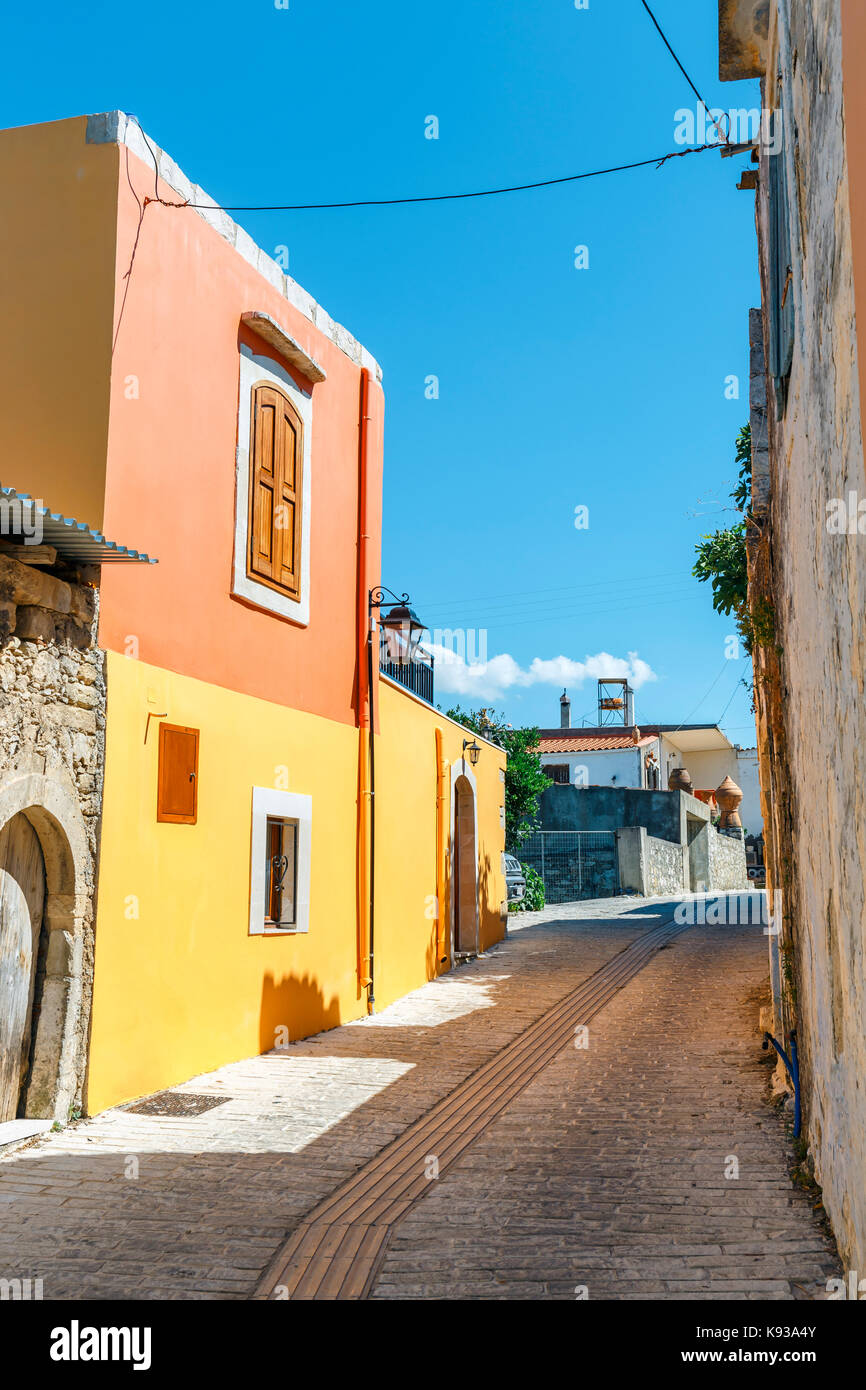 Traditional creten village Margarites famous for handmade ceramics ...