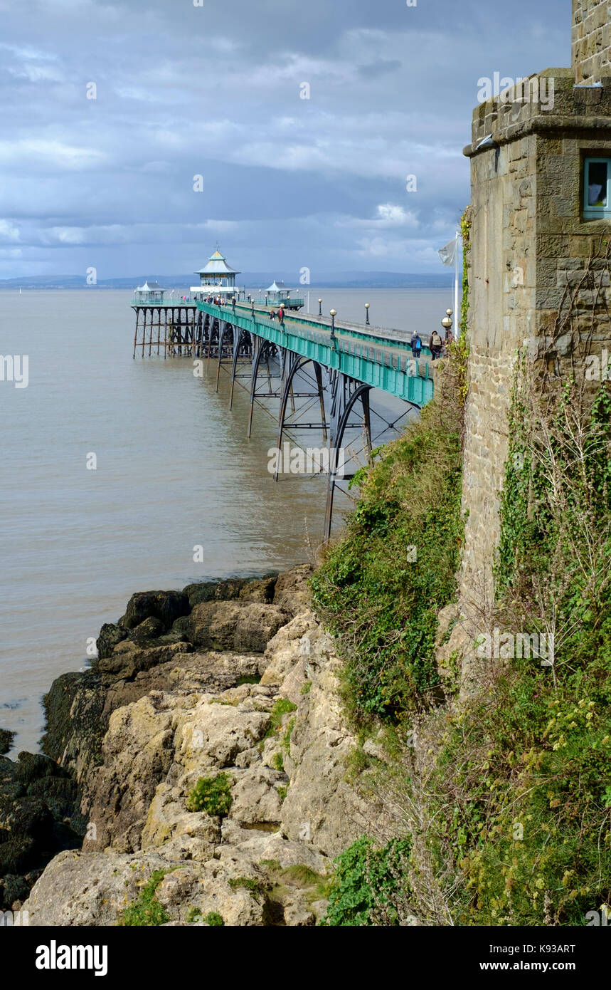 Historic Clevedon Pier, on the North somerset coast UK Stock Photo - Alamy