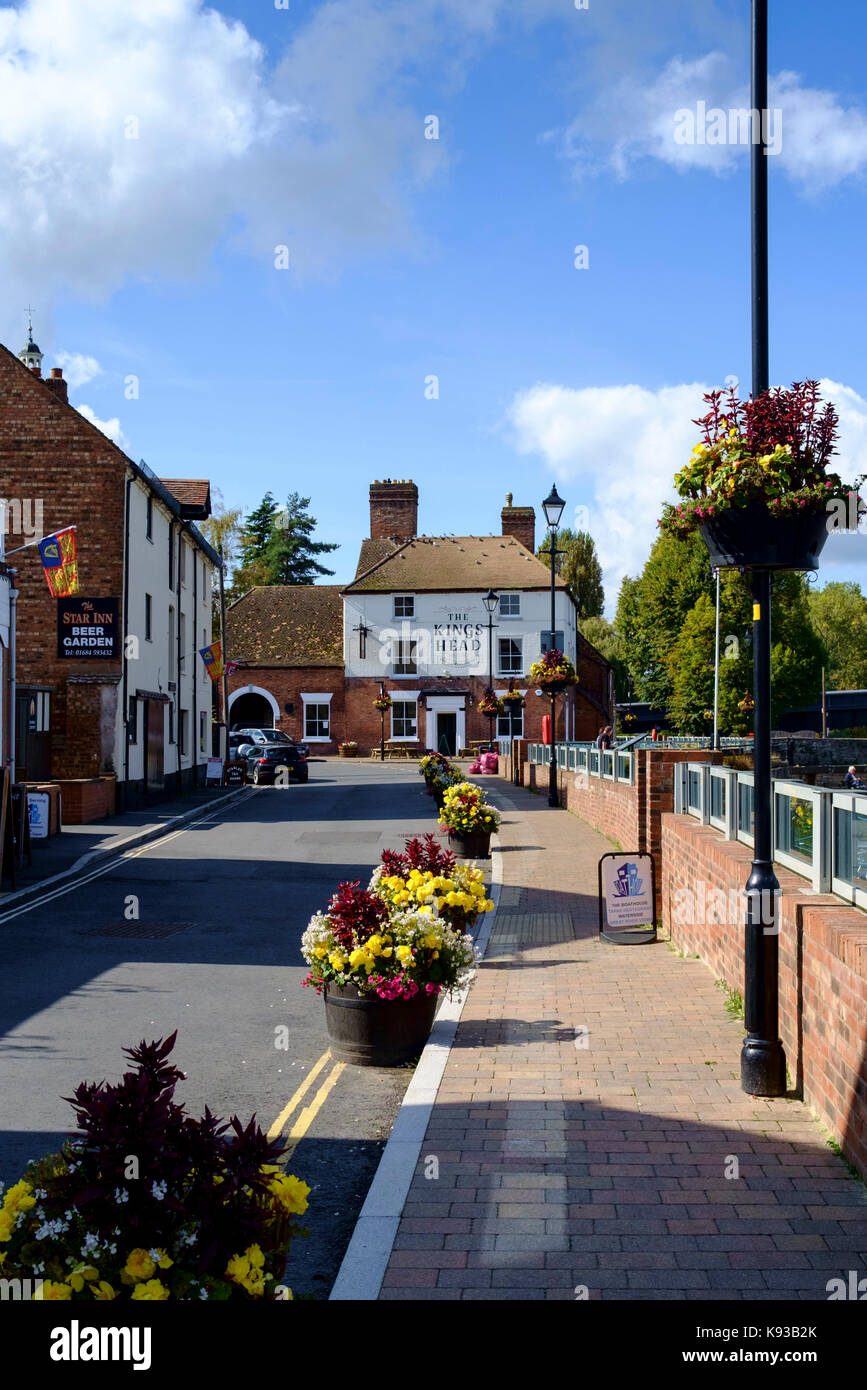 Around Upton-upon-Severn Worcestershire england UK The kings Head Stock ...