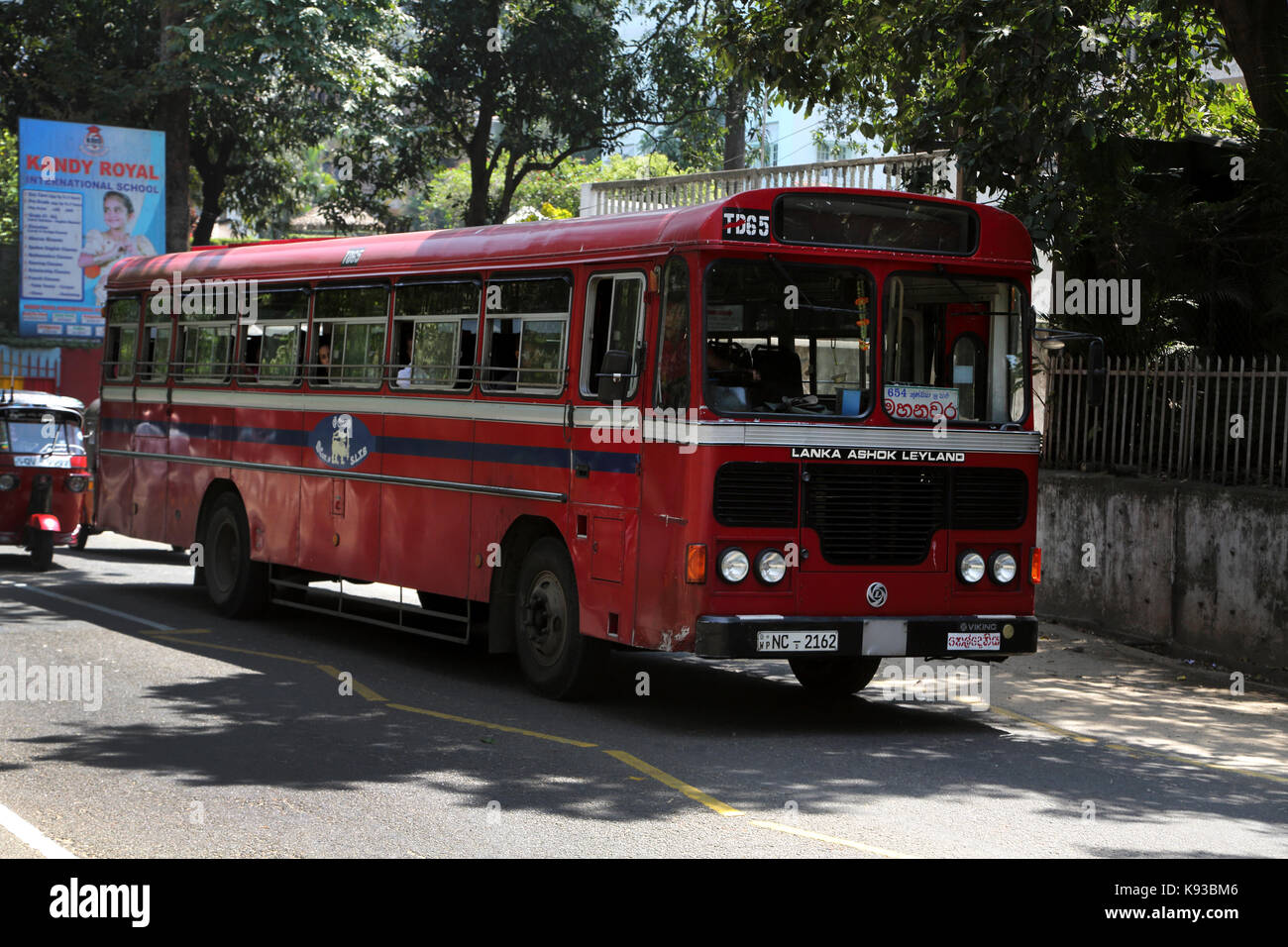 Kandy Sri Lanka Street Scene Bus Stock Photo - Alamy