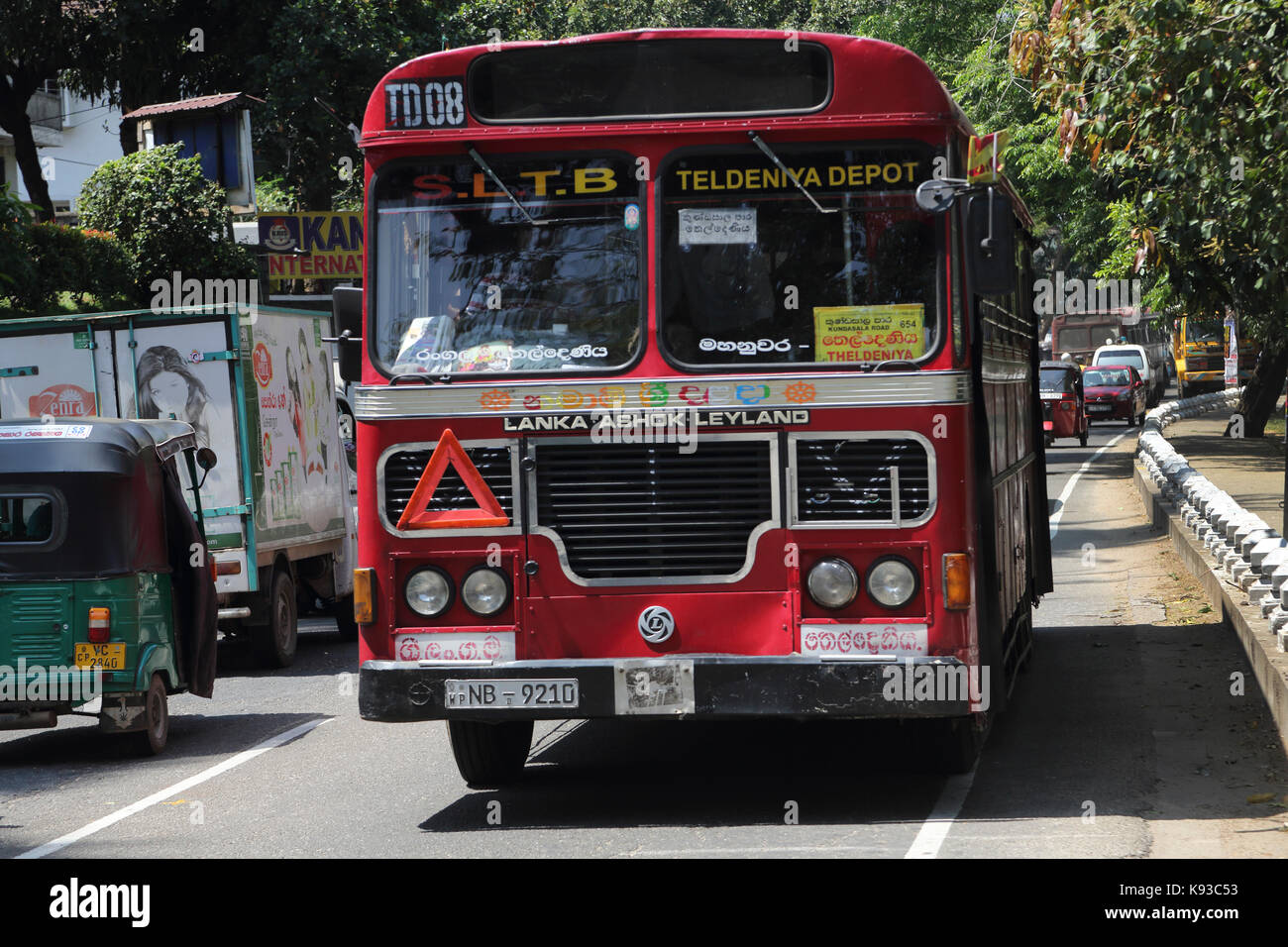 Sri lanka traffic kandy hi-res stock photography and images - Alamy