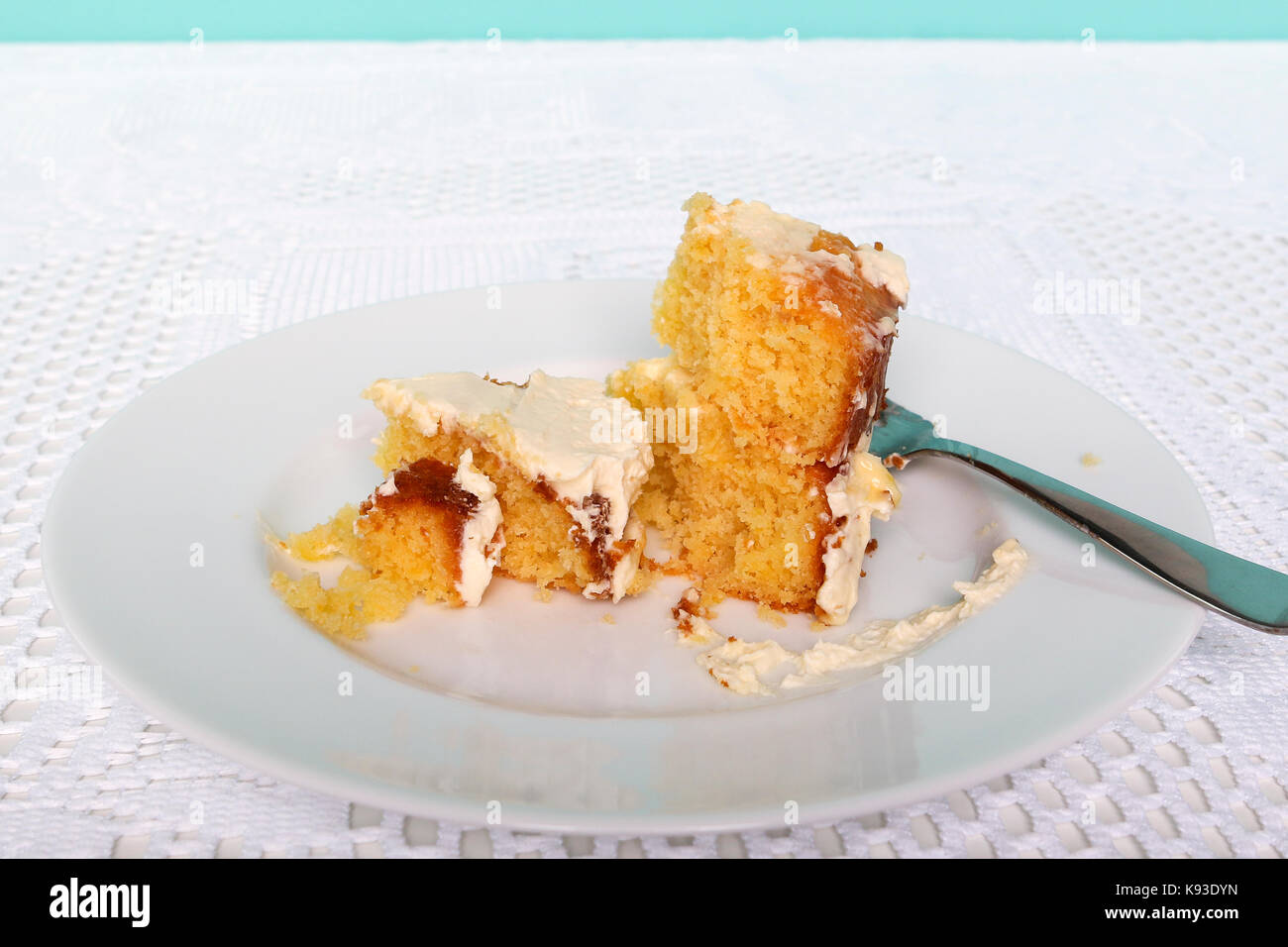 Cake nearly eaten hi-res stock photography and images - Alamy