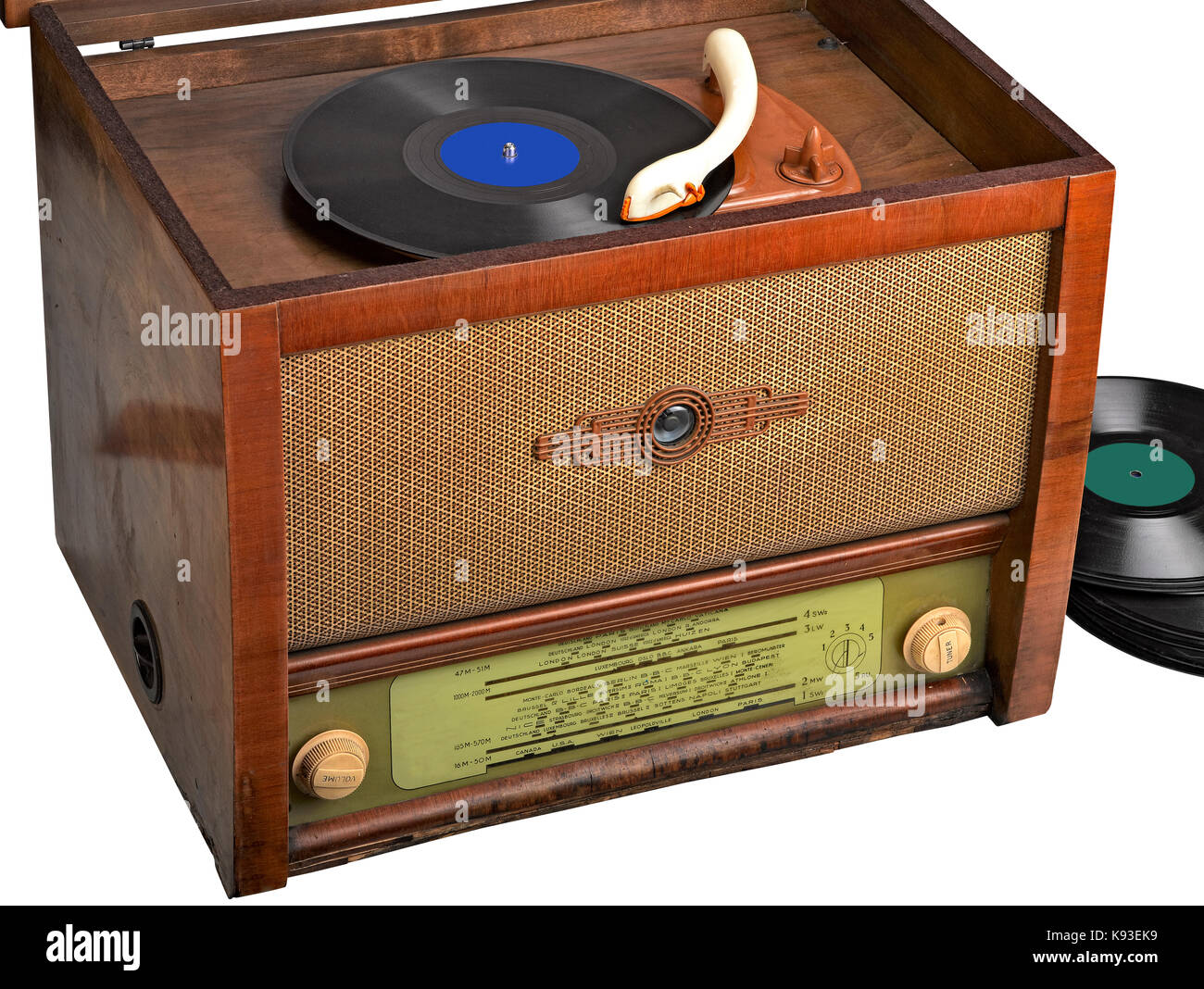Gramophone radio stylus hi-res stock photography and images - Alamy