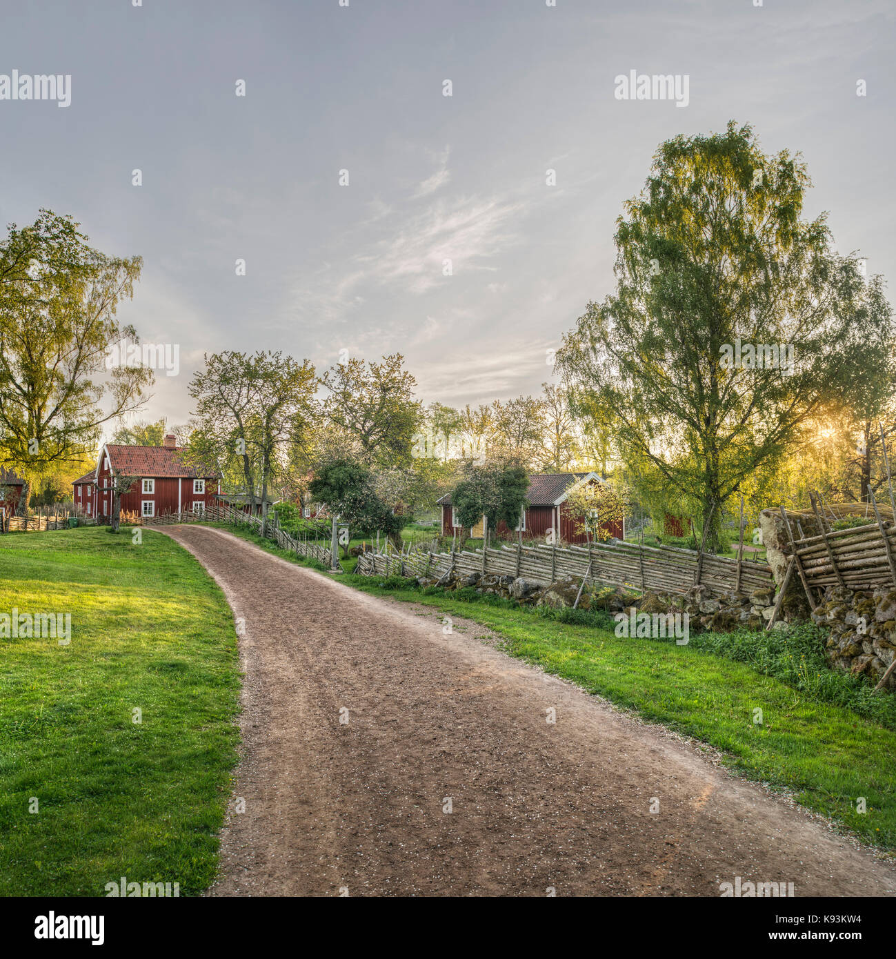 Traditional swedish farm house hi-res stock photography and images - Alamy