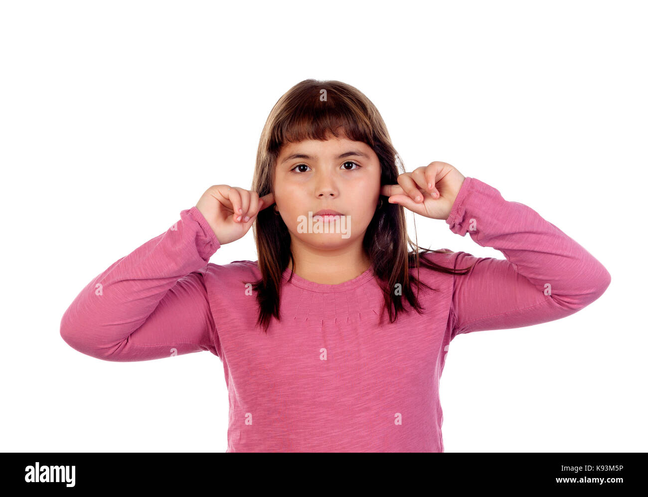 Child covering ears loud hi-res stock photography and images - Alamy