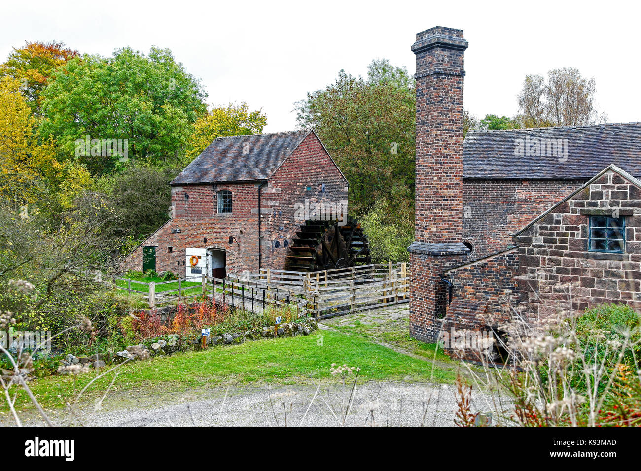 Cheddleton Flint Mill, Cheadle Road, Cheddleton, Staffordshire, England ...