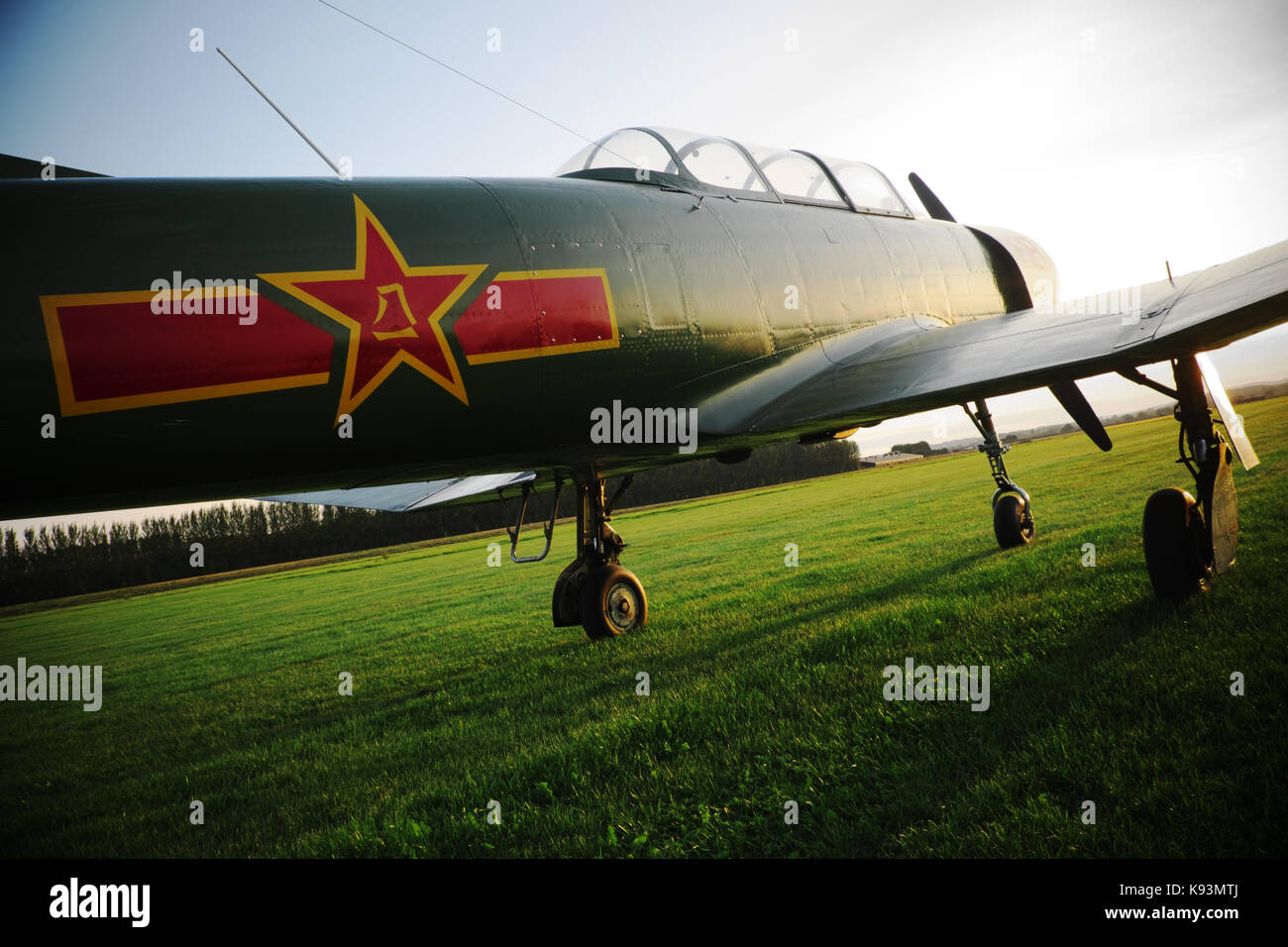Nanchang CJ-6 training aircraft built in China in the 1960s Stock Photo ...