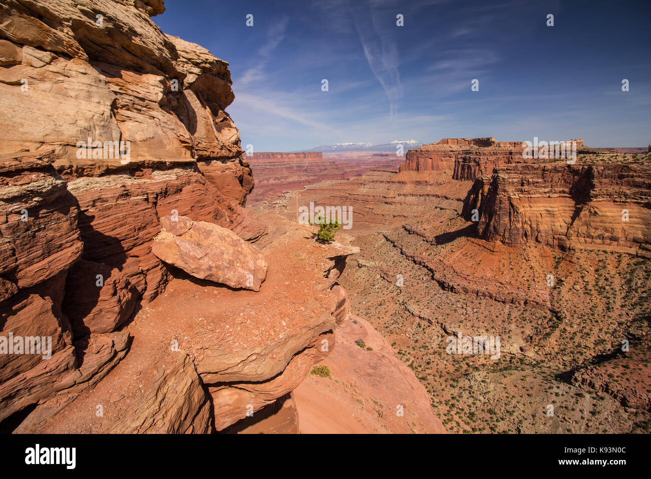 A breathtaking view in Canyonlands National Park in Utah Stock Photo ...