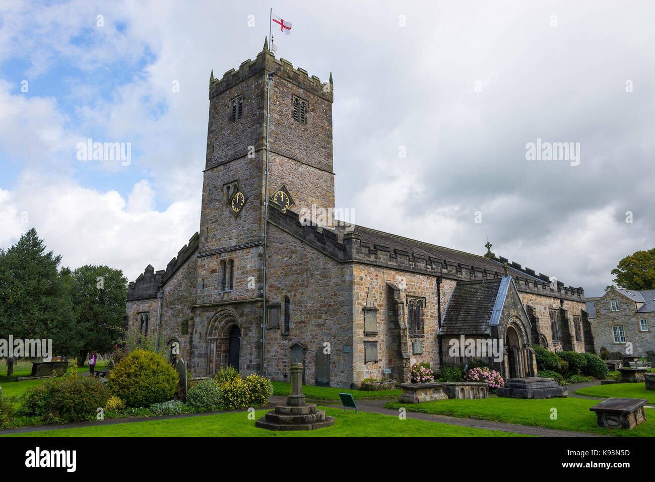The Beautiful St Marys Church in Kirkby Lonsdale Cumbria England United ...